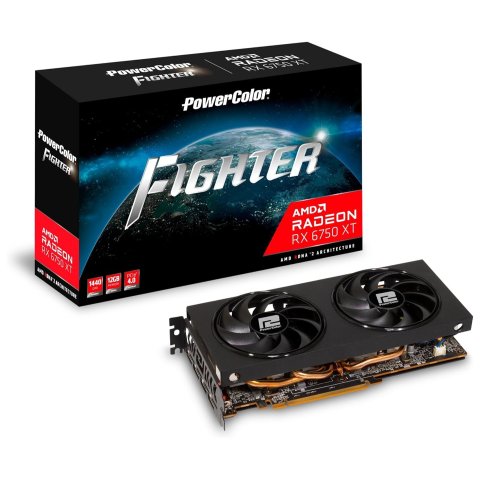 PowerColor Fighter Radeon RX 6750 XT 12GB GDDR6 显卡 $279.73 2K高画质天命人