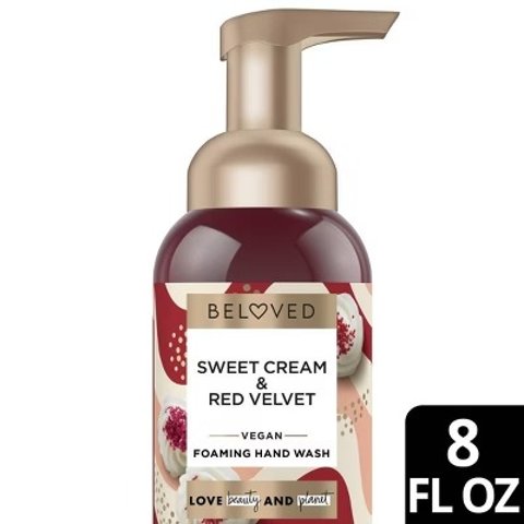 Sweet Cream & Red Velvet Foaming Hand Wash - 8 fl oz 甜奶油红丝绒泡沫洗手液 8 fl ...