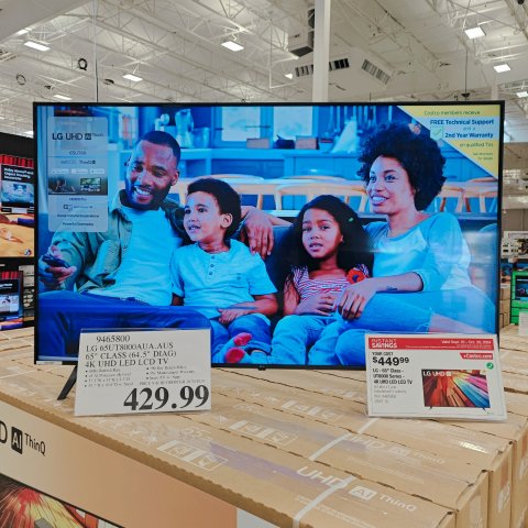 Costco LG 65" Class - UT8000 Series - 4K UHD LED LCD TV 449.99