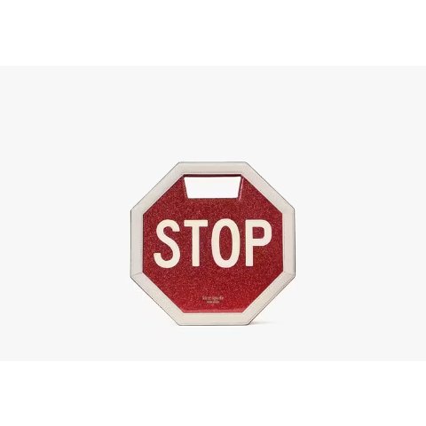 Detour Glitter Patent Leather 3d Stop Sign Crossbody Stop Sign斜挎包 428. ...