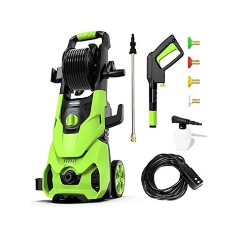 Rock&Rocker Powerful Electric Pressure Washer, 2150PSI Max 2.6 GPM ...