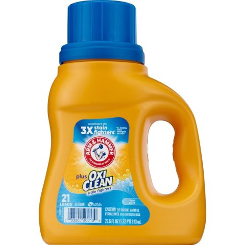 Arm & Hammer Oxi Clean Stain Fighters Detergent, Fresh Scent, 27.5 oz ...