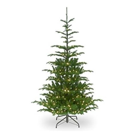 National Tree Company 7.5 ft 'Feel Real' Norwegian Spruce Pre-lit ...