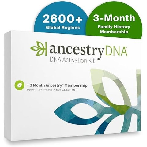 Genetic Test Kit + 3-Month Ancestry World Explorer Membership: DNA ...
