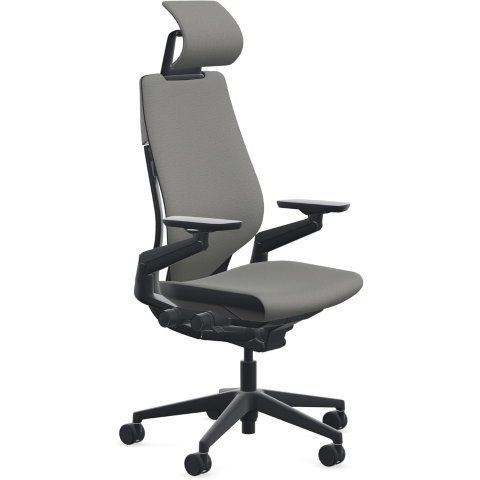 Gesture Office Chair with Head Rest - Ergonomic Work Chair with Wheels ...