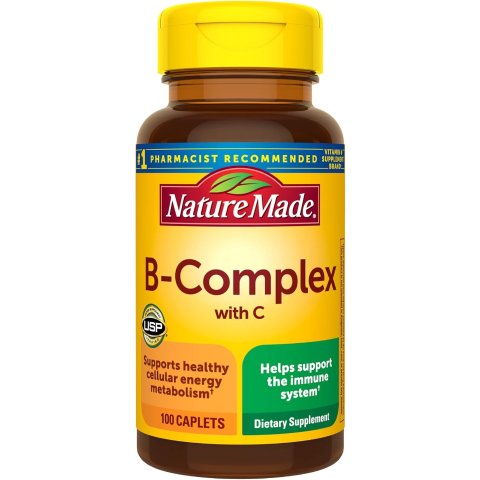 B Complex With Vitamin C, Dietary Supplement for Immune System Support ...