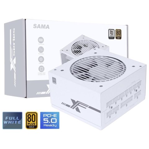 SAMA 750W ATX 3.0 PCIE 5.0 80 Plus Gold Full Modular PSU $49.99