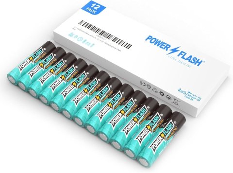 POWER FLASH Alkaline Battery, Long-Lasting Power, Leakproof Design, 10 ...