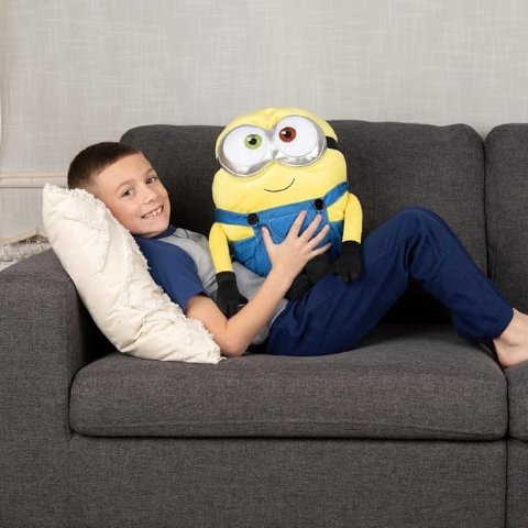 Minions: The Rise of Gru, Bedding Super Soft Plush Bob Cuddle Pillow ...