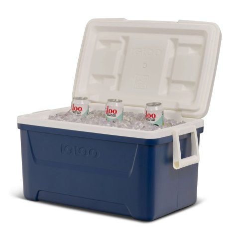 Igloo 48 QT Laguna Hard Sided Ice Chest Cooler, Navy $24.98