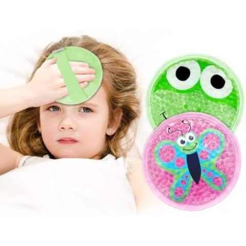 Kids Ice Packs for Injuries Reusable 2 Packs Cold or Warm Compress Gel ...