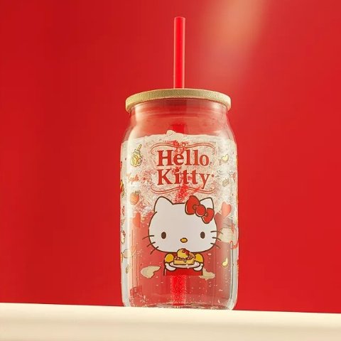 Hello Kitty and Friends Favorite Flavor Hello Kitty Can Shaped Glass ...