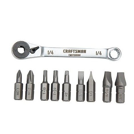 Craftsman Ratcheting Offset Screwdriver Set 10-Piece $10.99