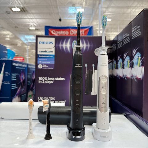 Costco Philips Professional Clean Rechargeable Electric Toothbrush, 2 ...