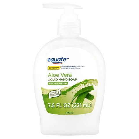 Equate Aloe Vera Liquid Hand Soap with Moisturizers, 7.5 fl oz Equate ...