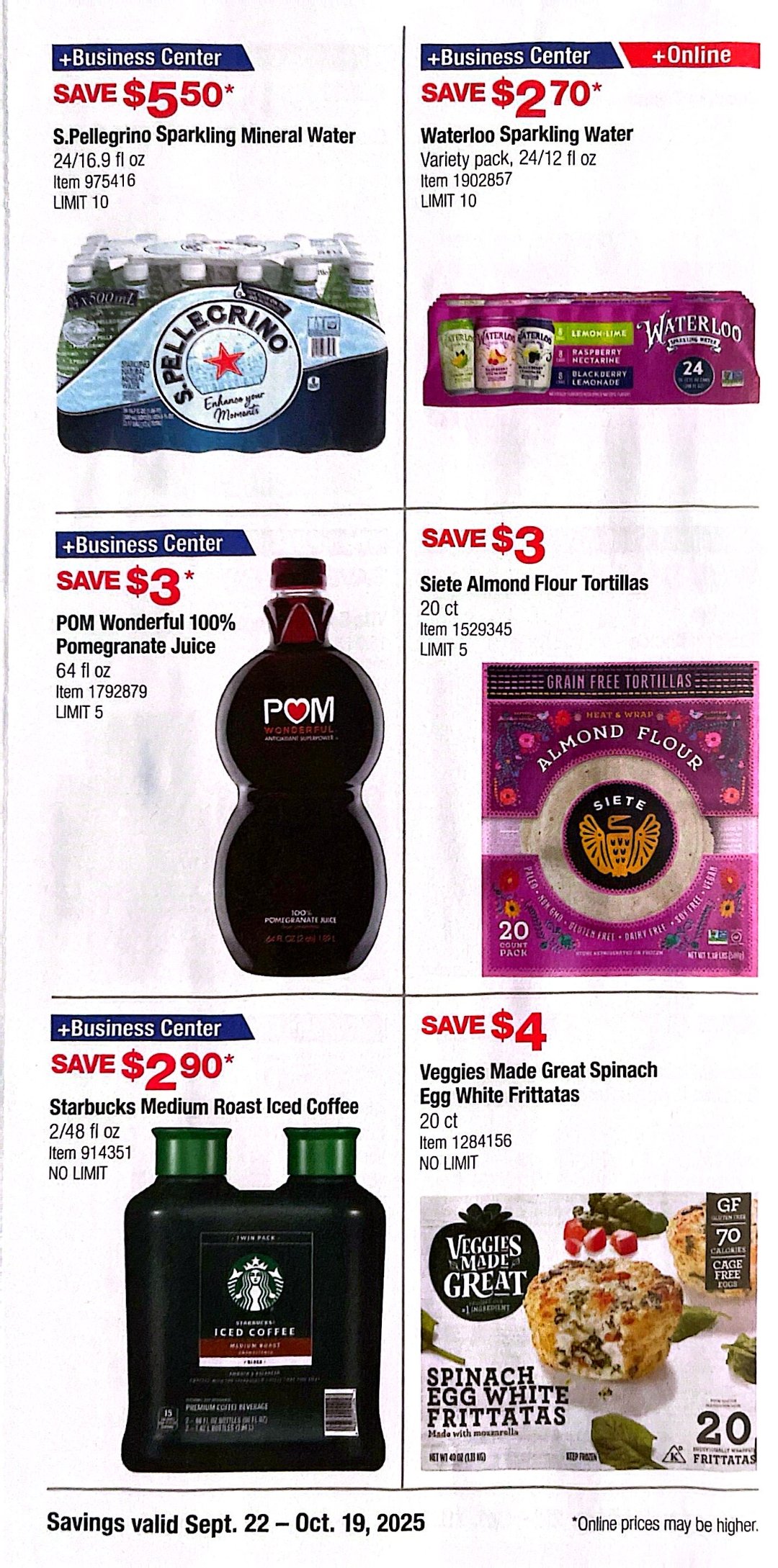 Costco 9/22-10/19 新海报出炉🔥 婴儿湿巾$19.99 椰子水🥥减$5.8