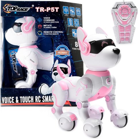 Top Race Pink Robot Dog Remote Control Touch $17.99