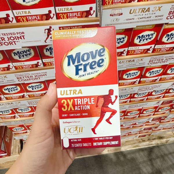 Move Free Ultra Joint Tablets 75 Count Move Free Ultra 关节片 75粒 23.99 超值 ...