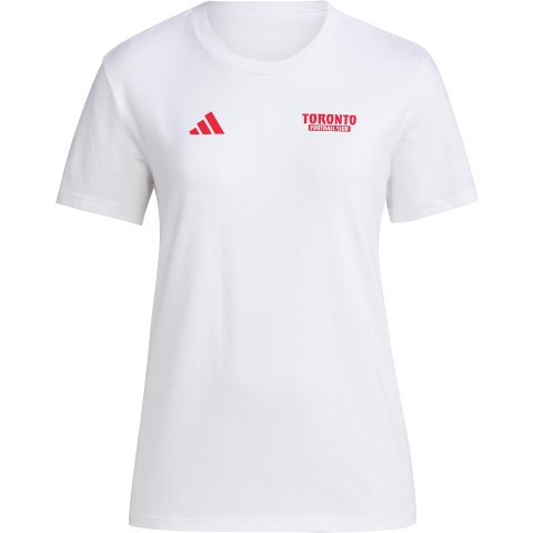 Toronto FC Short Sleeve T-Shirt Women 多伦多FC短袖T恤 女款L码 $4.51 超值好货 | 北美省钱快报